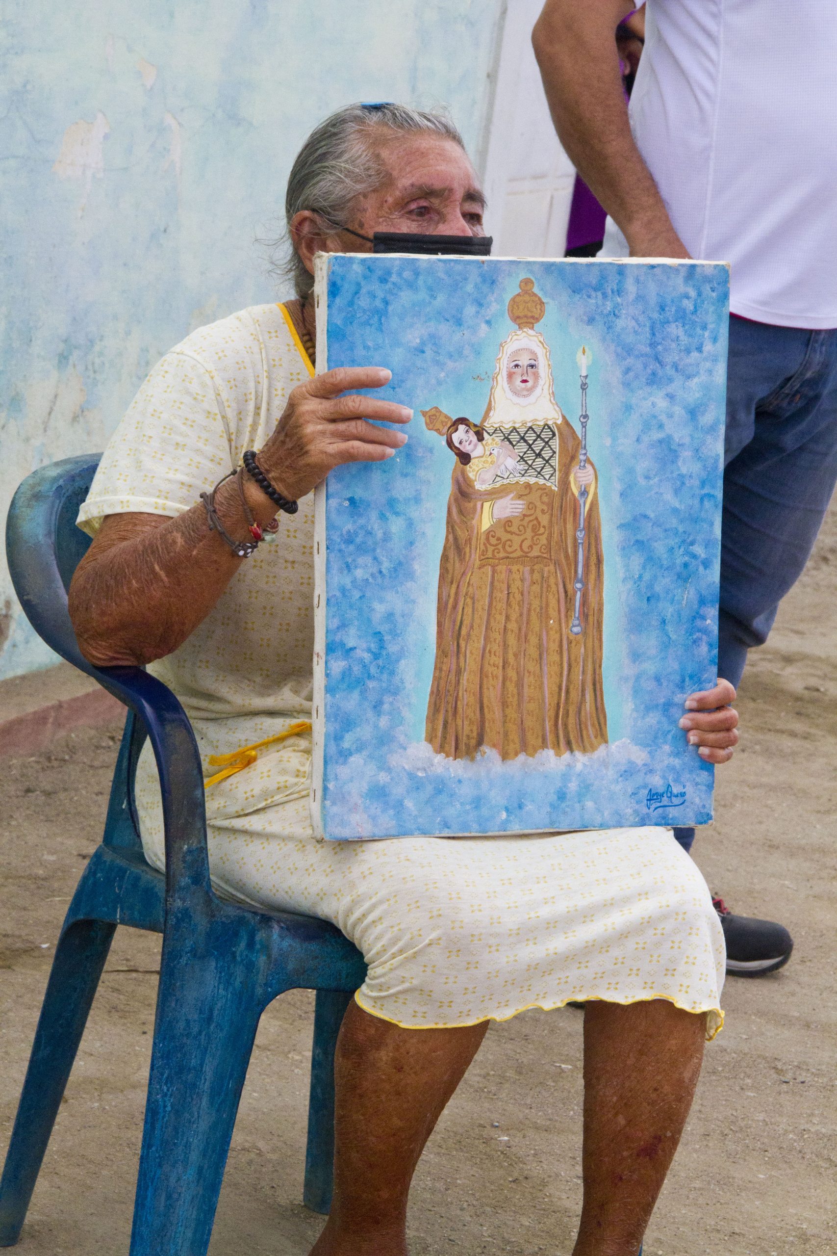 Virgen de la Candelaria bendijo el mar en Punta Cardón