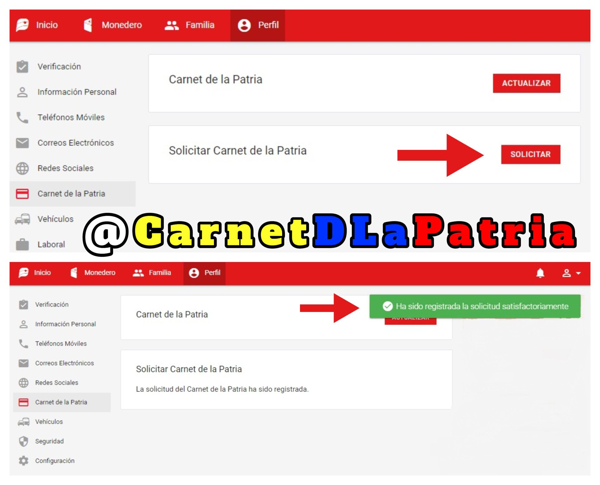 Cómo sacar carnet de la patria para los bonos - Nuevo Día