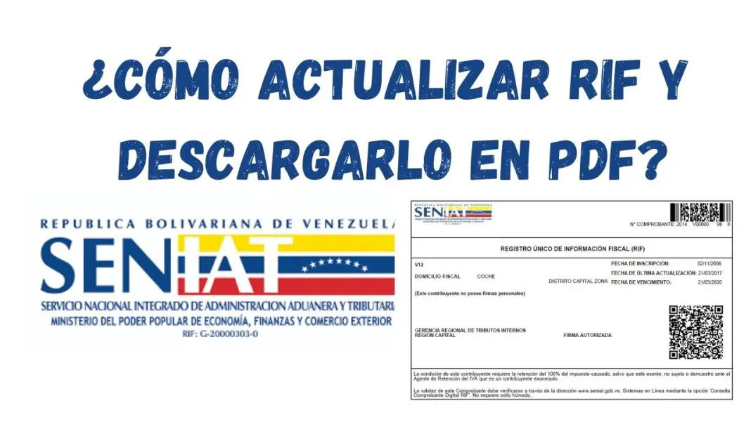 Seniat | Recupera tu usuario y actualiza el RIF (Pasos) - Nuevo Día