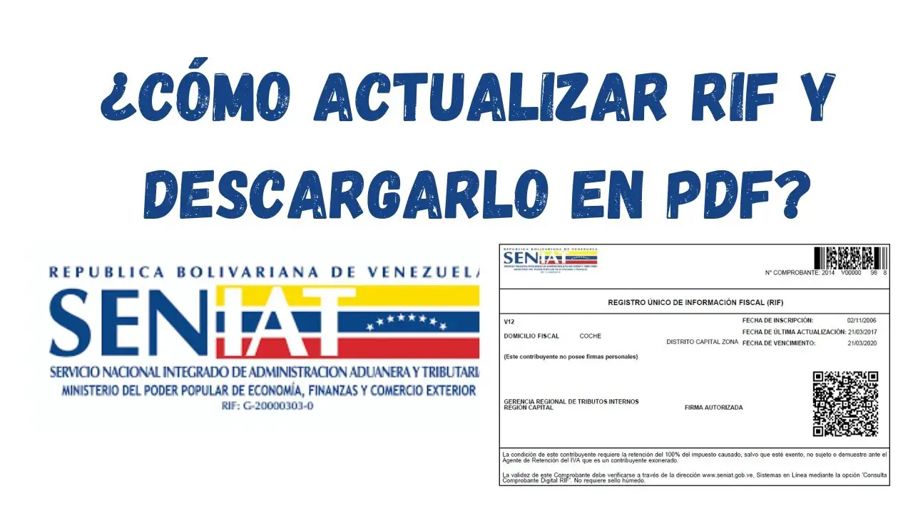 Seniat | Recupera tu usuario y actualiza el RIF (Pasos) - Nuevo Día