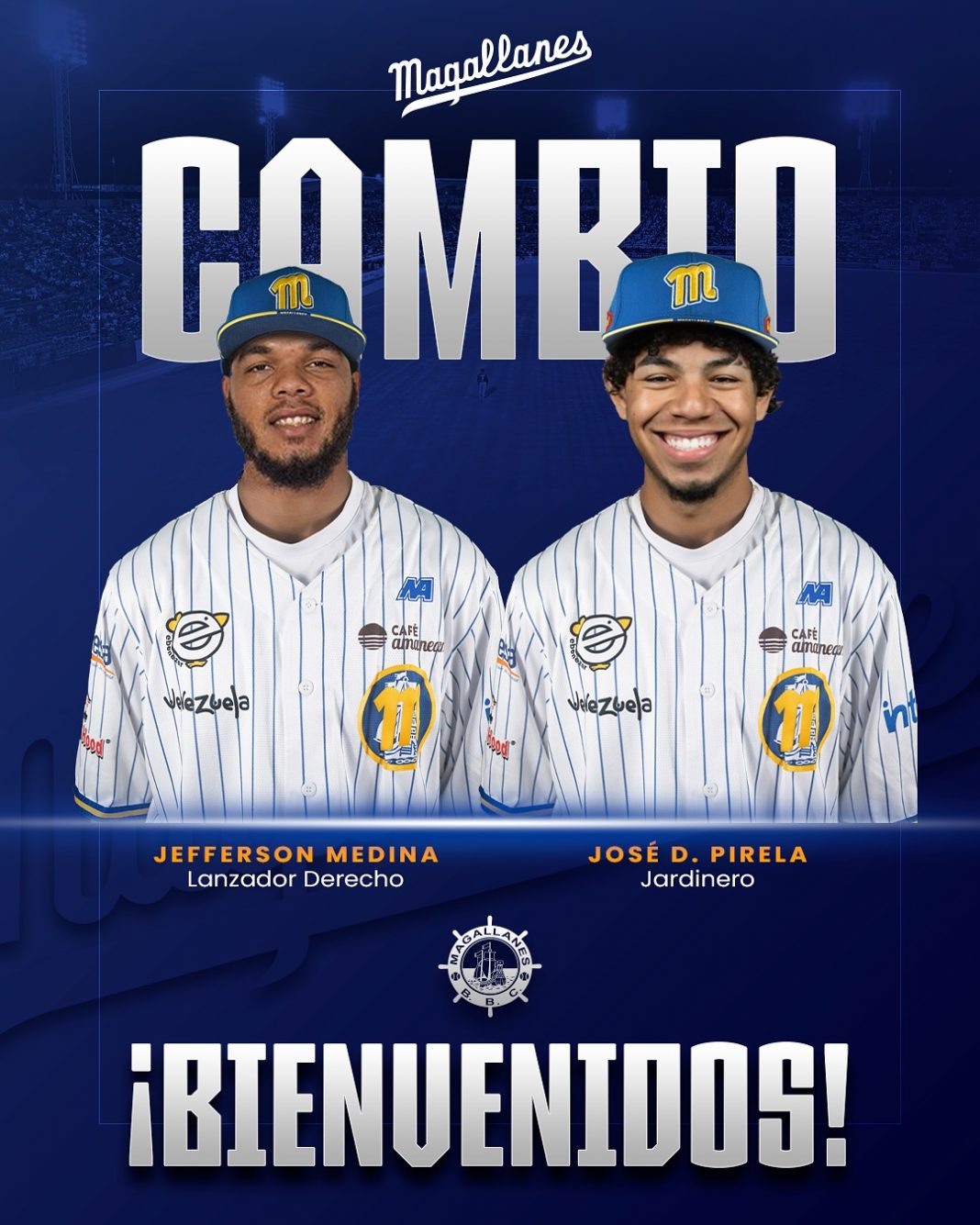 Magallanes y Águilas anuncian mega canje con doce jugadores