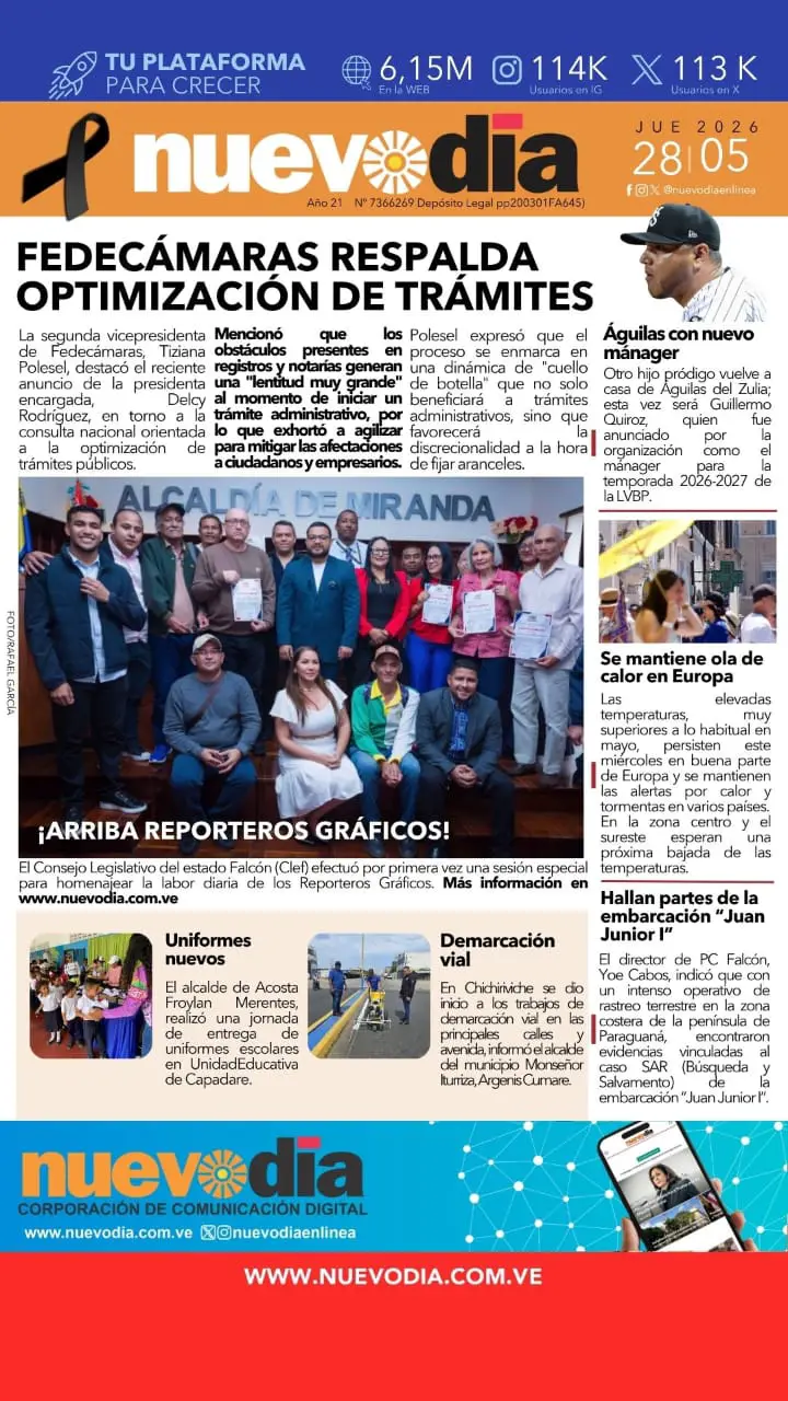 Primera del 27 de mayo de 2026 - Nuevo Día